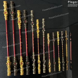 Black Myth: Wukong Ruyi Jin Gu Bang Miniature, Wukong Gear Pieces ...