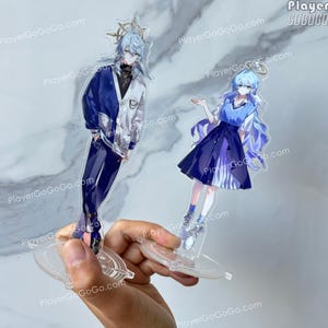 Honkai: Star Rail Robin, Sunday, Stelle, Caelus Art Print HSR Figurine ...