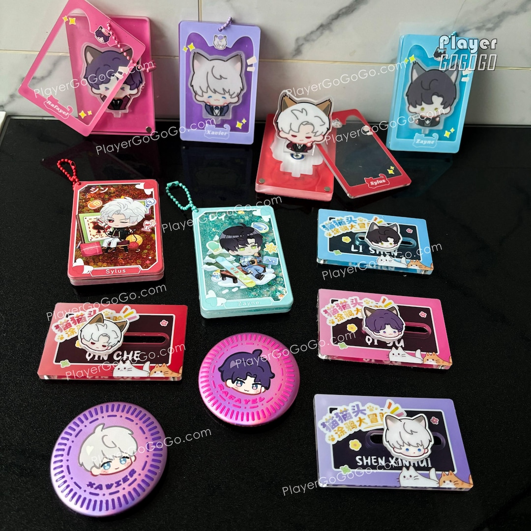 Love and Deepspace Chibi Art Print - Shaker, Charm, Standee, Badge ...