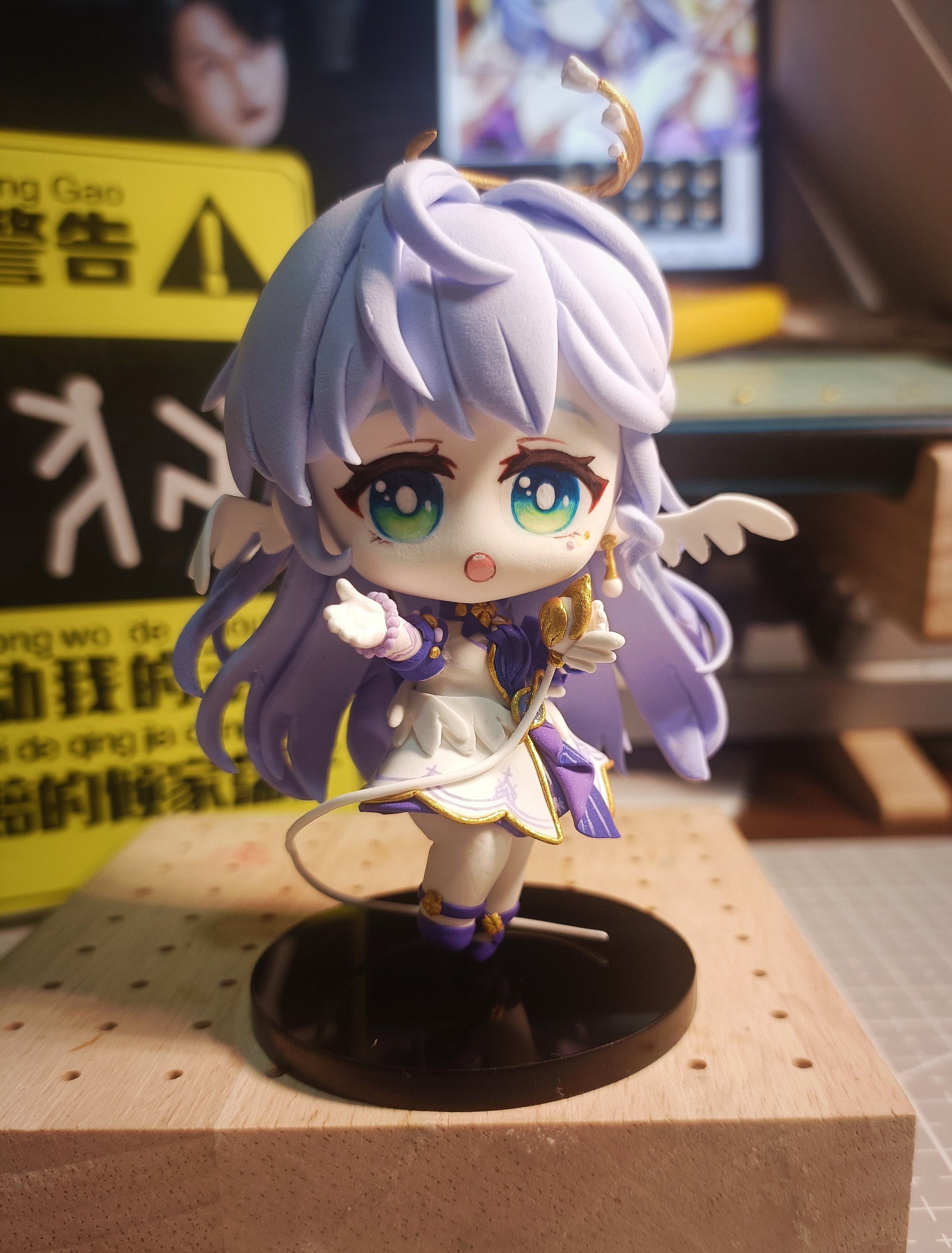 Honkai: Star Rail Robin Clay Figure, Miss Robin HSR Figurine, Custom ...