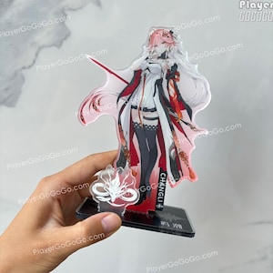 Wuthering Waves Standees of All Characters, Fanmade Figurine Changli ...