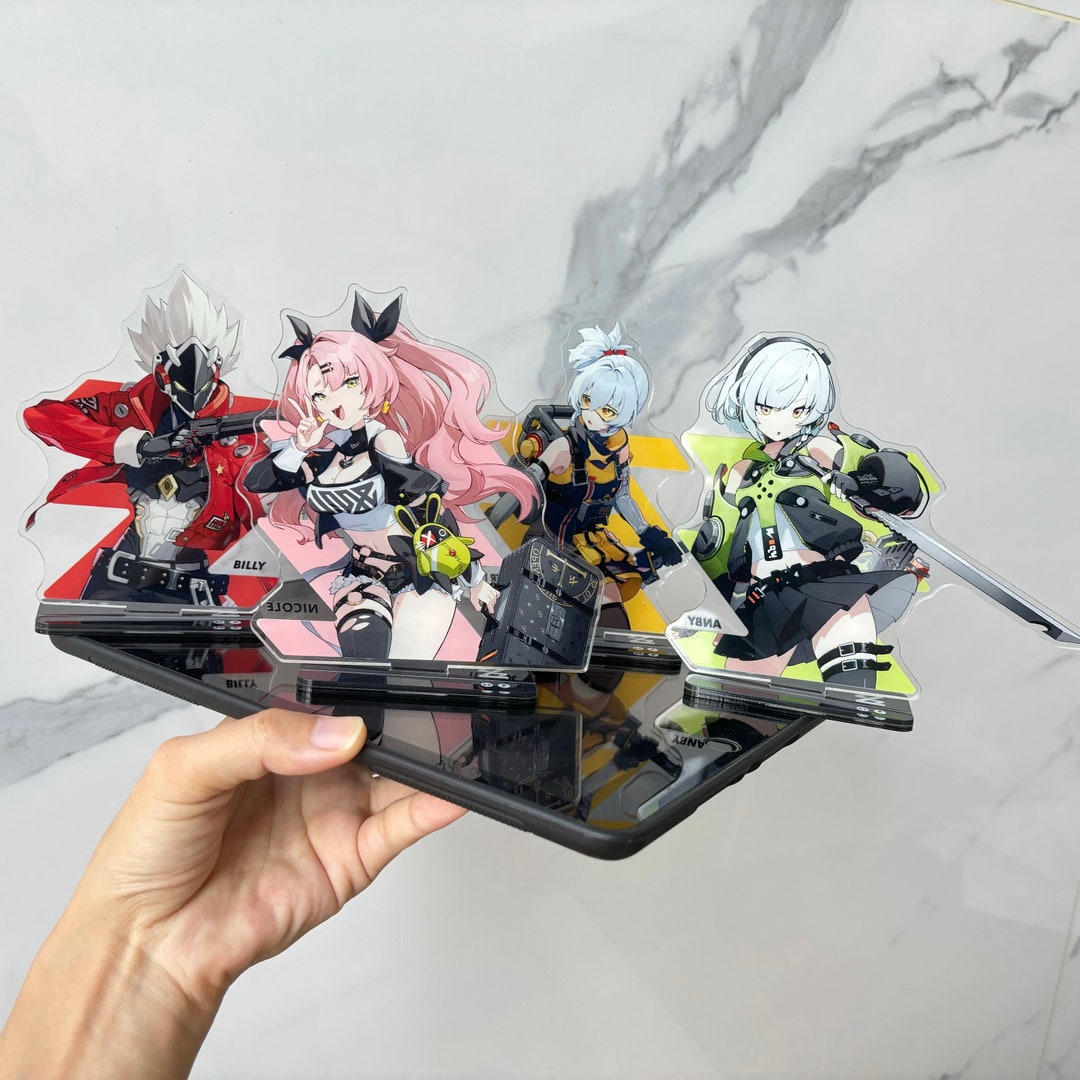Zenless Zone Zero Standees, ZZZ Figures of Nicole, Wise, Belle, Corin ...