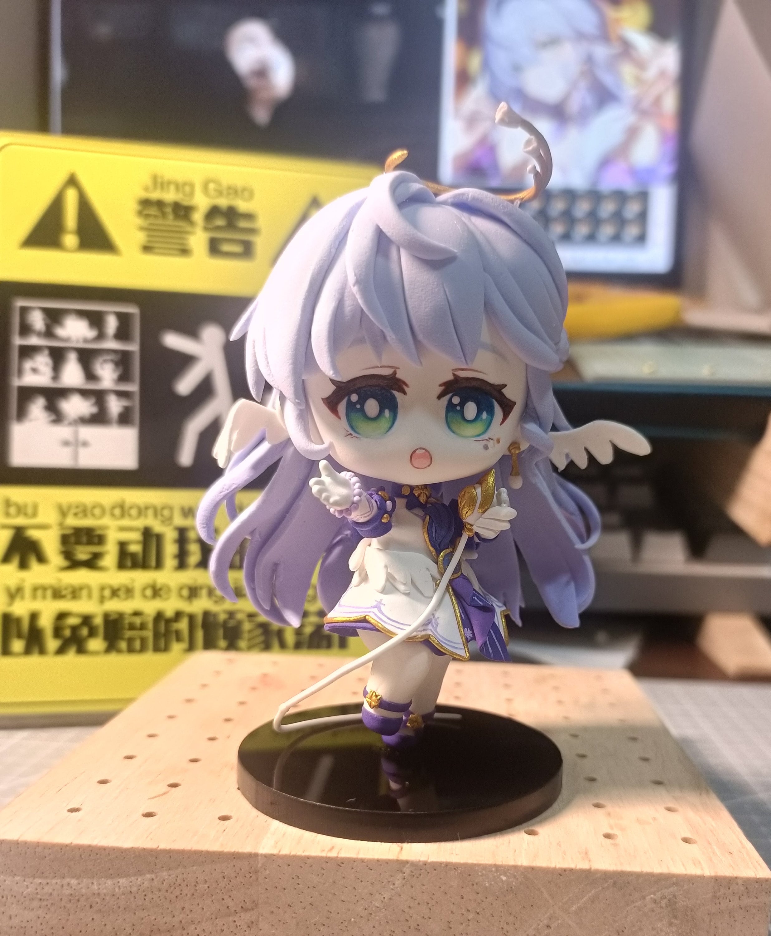 Honkai: Star Rail Robin Clay Figure, Miss Robin HSR Figurine, Custom ...
