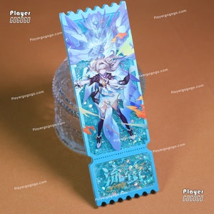 Honkai: Star Rail Firefly Art Print Set - Standee, Charm, Shaker Ticket ...