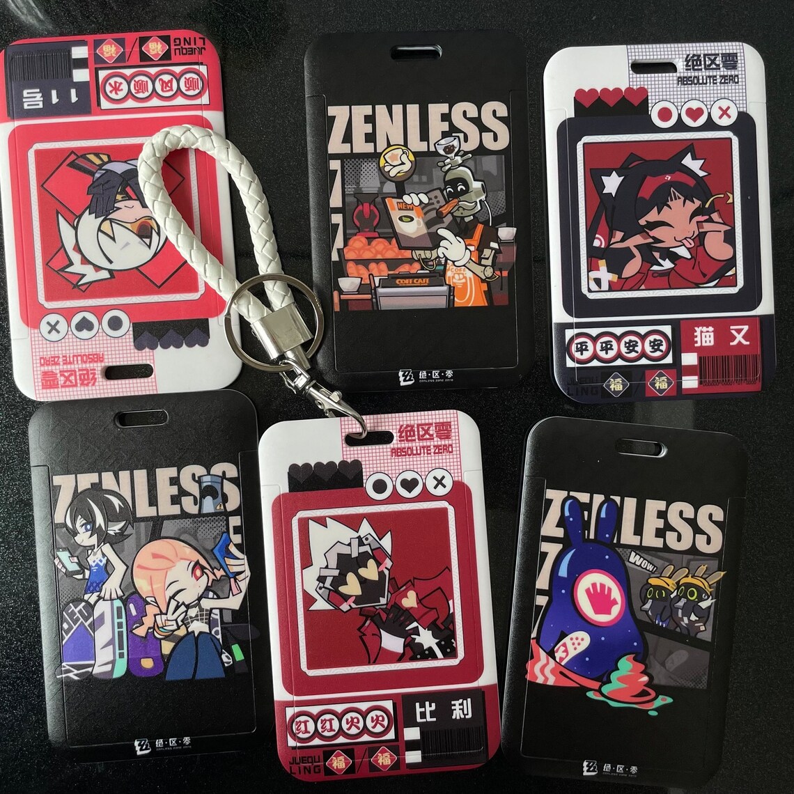 Zenless Zone Zero Sliding Card Sleeves, Chibi ZZZ Card Holder Nicole ...