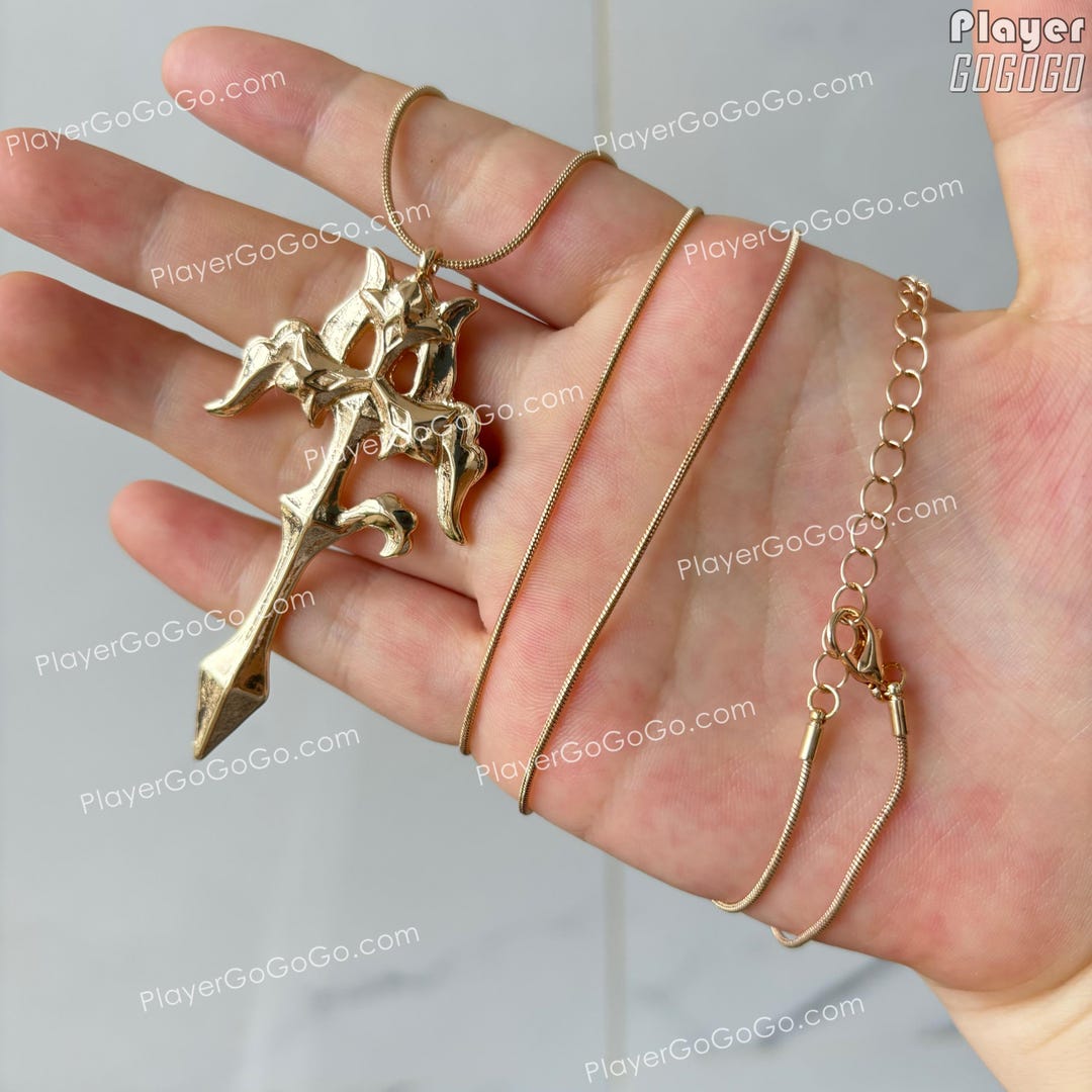 Honkai: Star Rail Luocha Cross Pendant Necklace for Cosplay and Daily ...