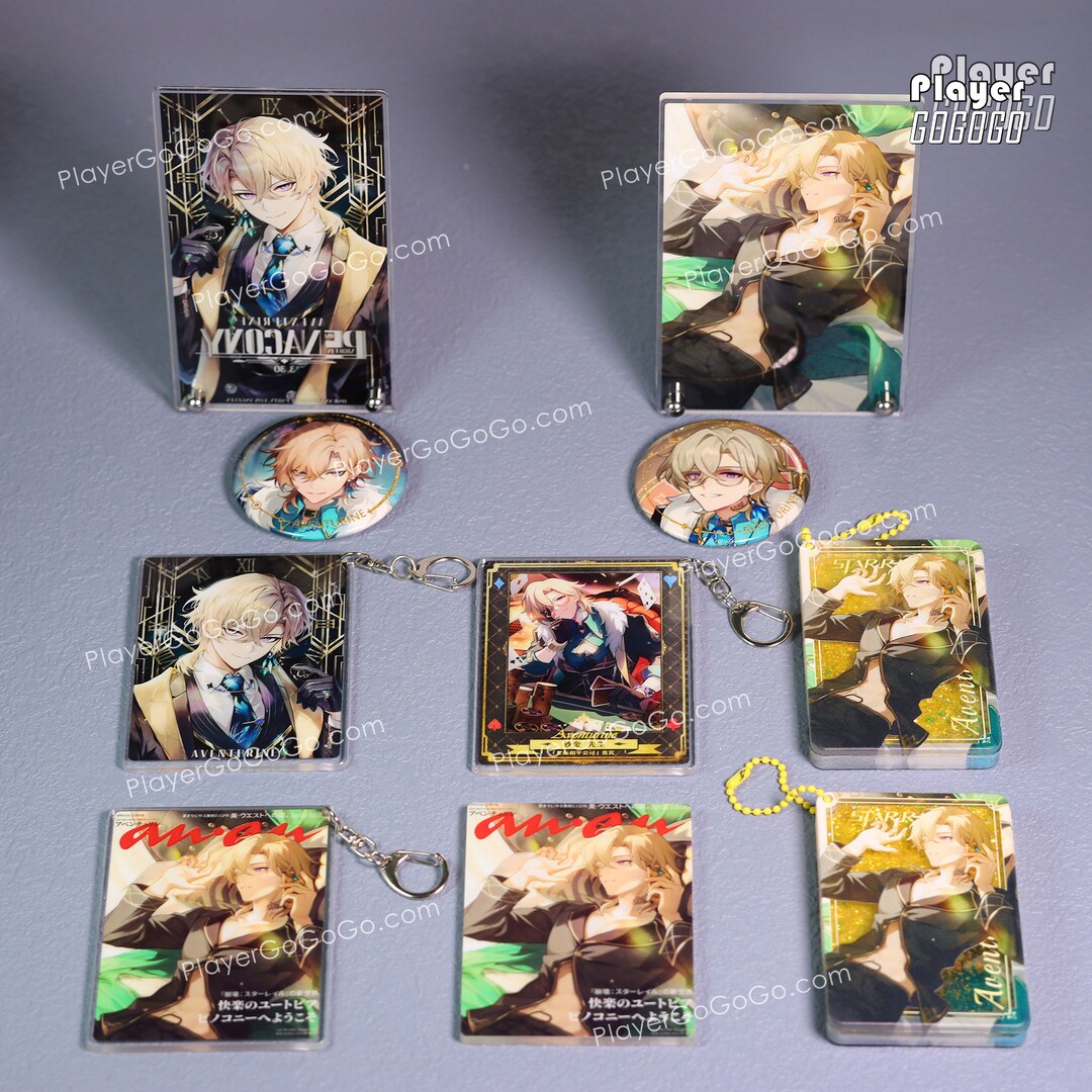 Honkai: Star Rail Aventurine Art Print Set - Standee, Charm, Shaker ...