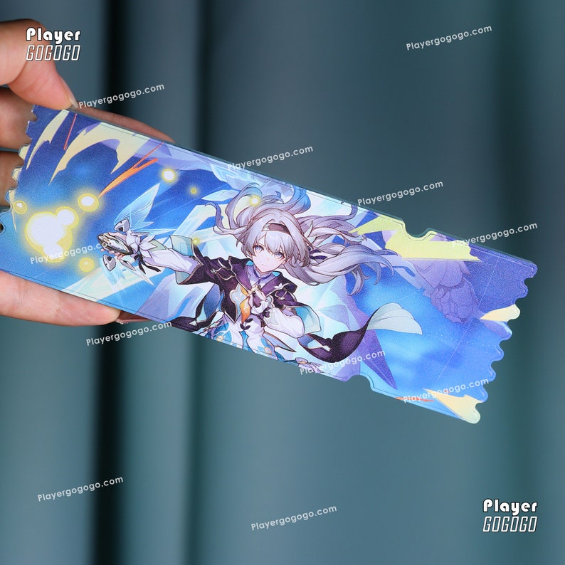 Honkai: Star Rail Firefly Art Print Set Standee, Charm, Shaker Ticket ...