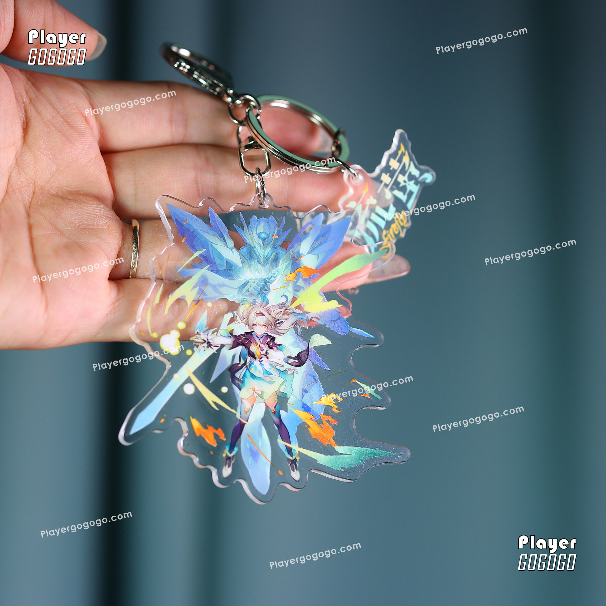 Honkai: Star Rail Firefly Art Print Set Standee, Charm, Shaker Ticket ...