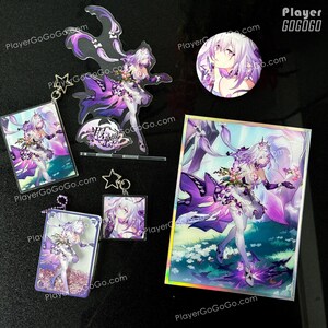 Honkai: Star Rail Castorice Art Print- Standee, Keychain, Shaker Charm ...