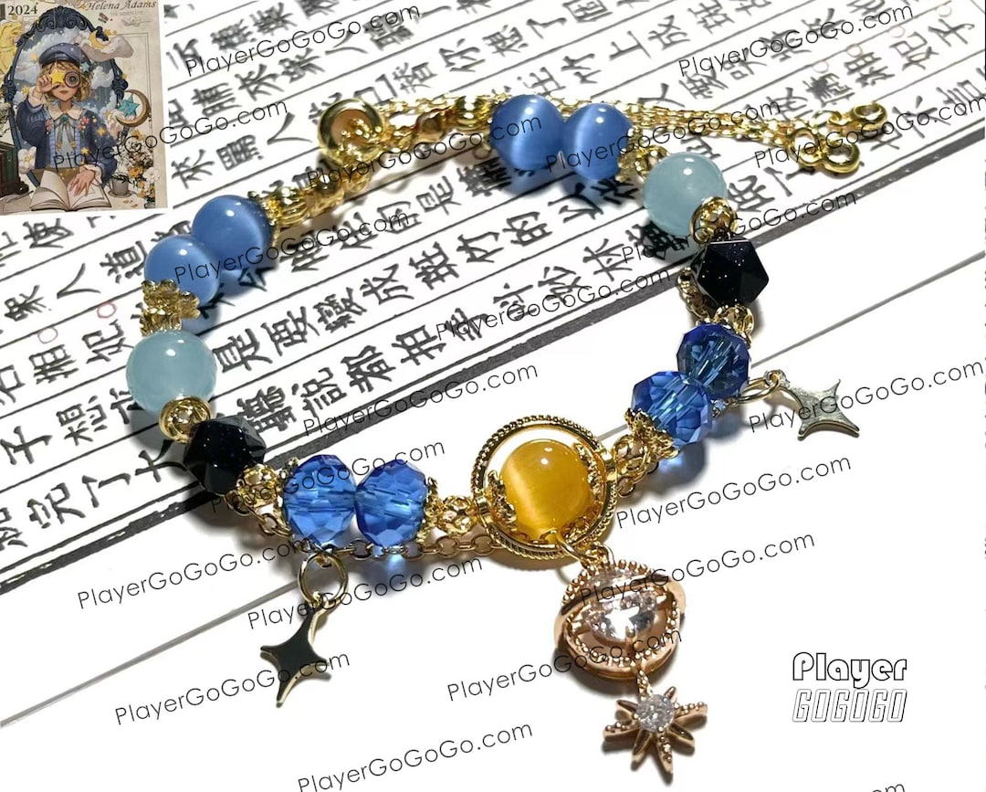 Identity V Helena adams Beaded Bracelet Length Adjustable, Natural ...