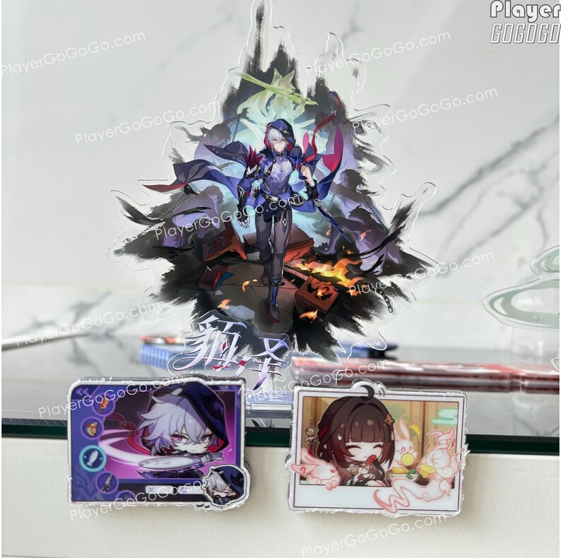 Honkai: Star Rail Lingsha & Moze Art Print- Standee, Keychain, Shaker ...