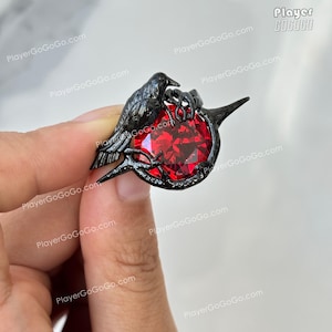 Love and Deepspace Sylus Crow Pin, Sylus Jewelry 秦徹 戀與深空 シン 진운 - Etsy