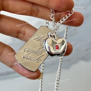 Love and Deepspace Caleb Apple Necklace 夏以昼 戀與深空 - Etsy