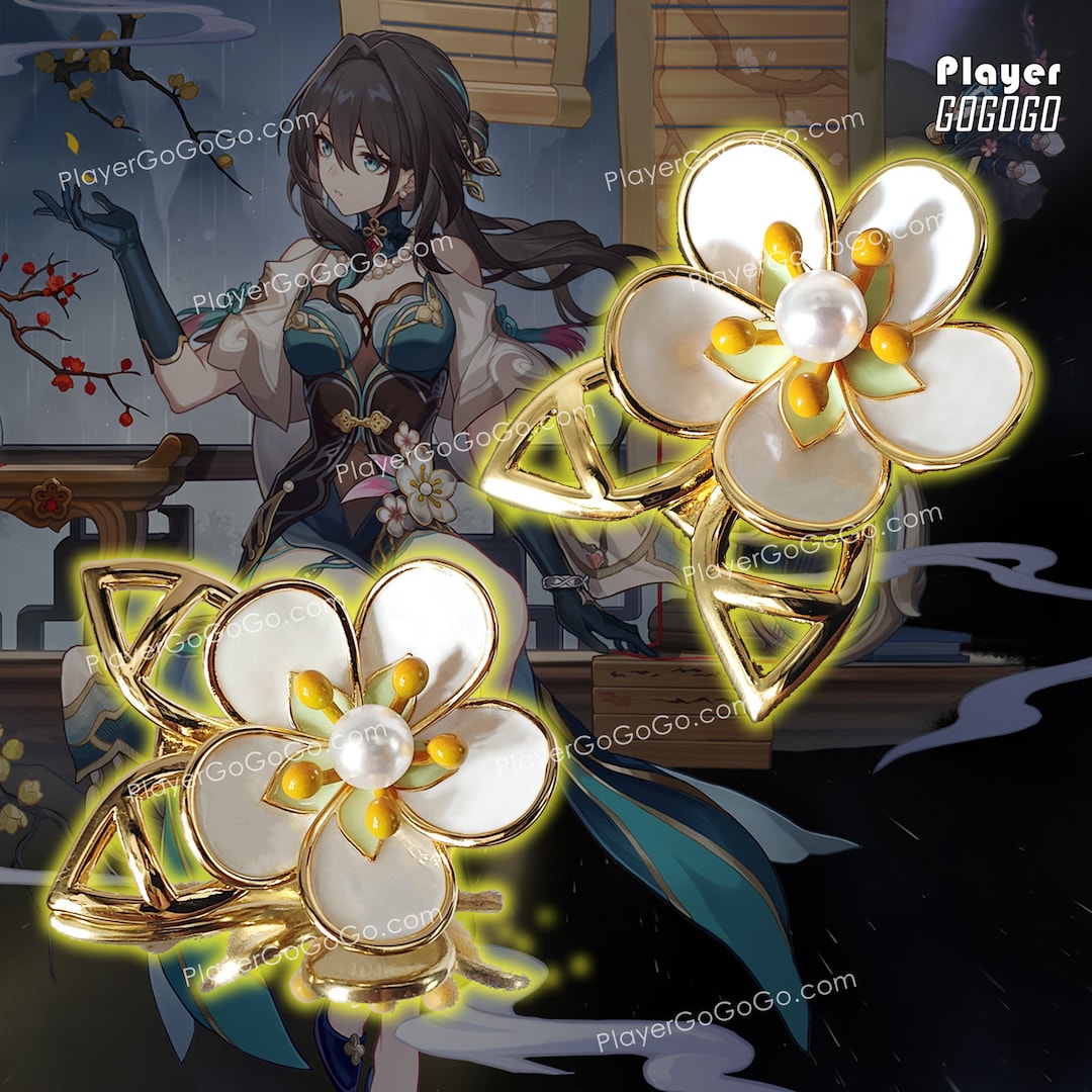 Hugh-quality Honkai: Star Rail Ruan Mei Hair Pin for Cosplay and Daily ...