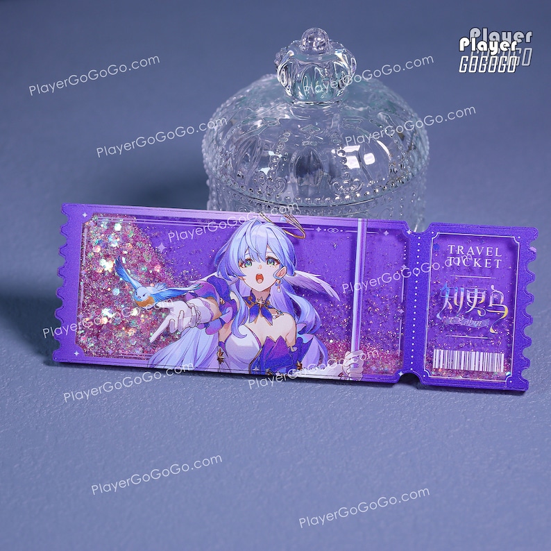Honkai: Star Rail Robin Art Print Set Standee, Charm, Shaker Ticket ...