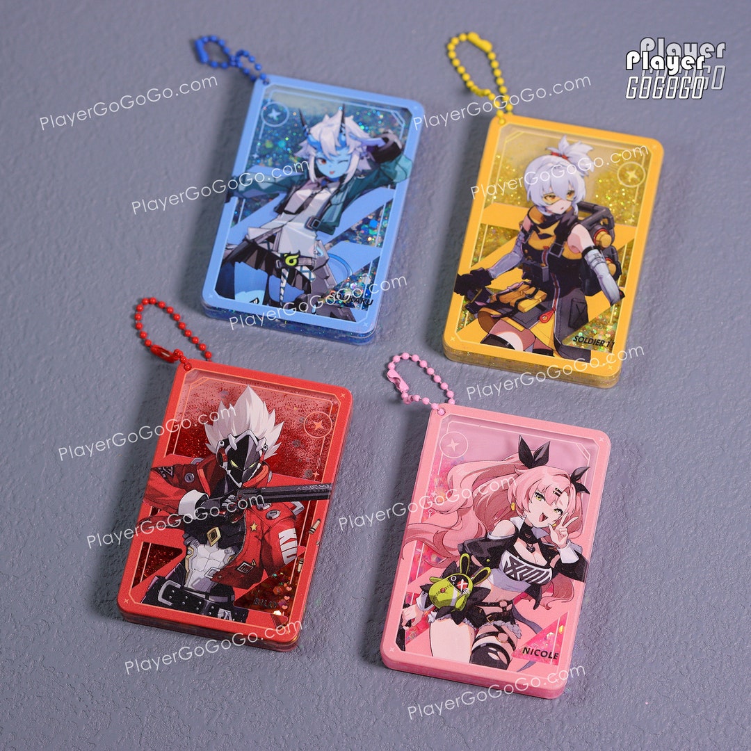 Zenless Zone Zero Shaker Charm of All Characters, Figures of Rina ...