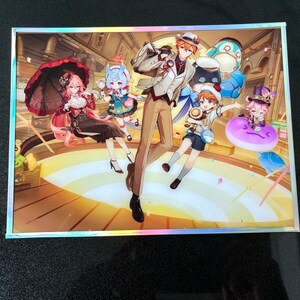 Genshin Impact Tartaglia + Teucer Art Print- Standee, Shaker, Charm ...