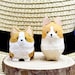 Hand-carved Wooden Corgi Figurine for Desktop Decor, Handmade Adorable ...