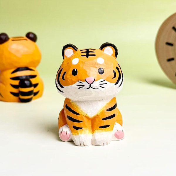Desktop Tiger Statue - Etsy UK