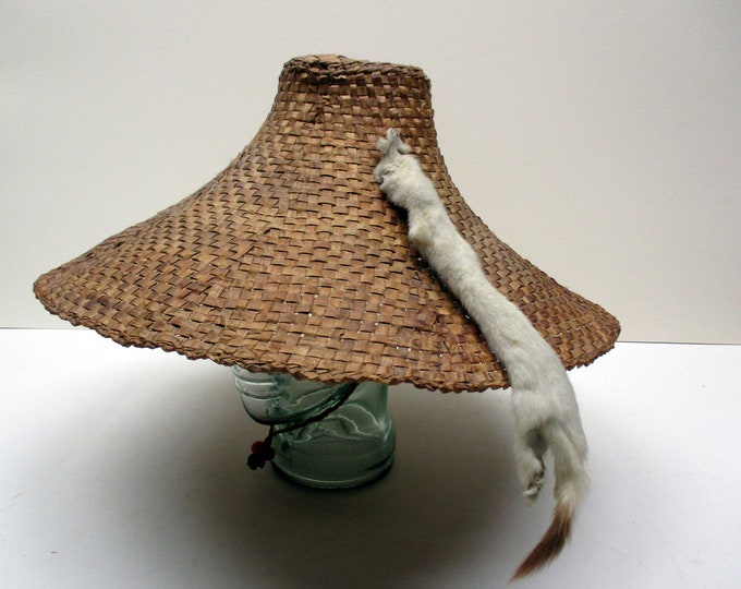 Traditional Woven Cedar Native American Lummi Style Rain Hat - Etsy