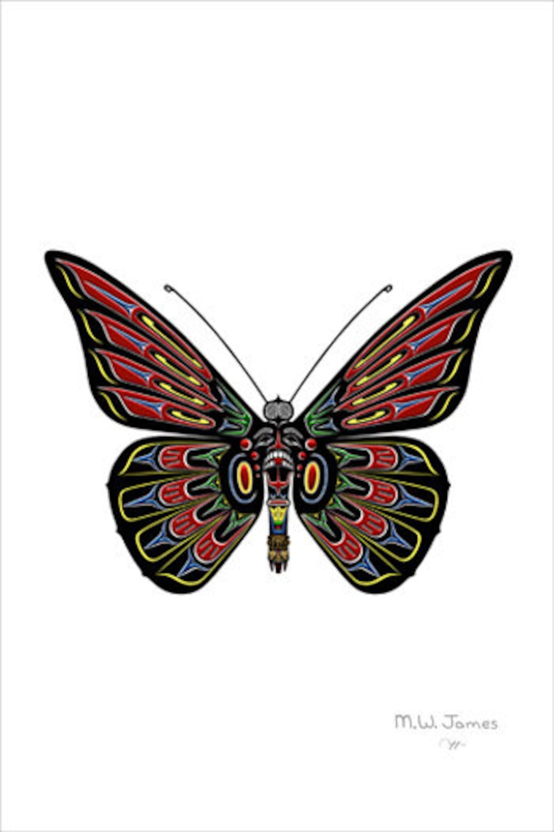 Butterfly Sprite - Art Print by Matt James - Etsy