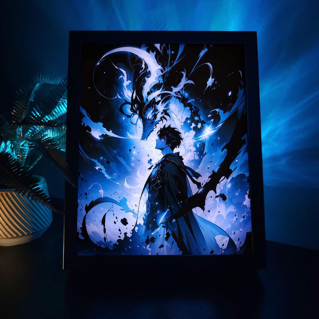 Sololeveling LED Frame / Anime Light Box, RGB LED Art, Night Lamp, Wall ...