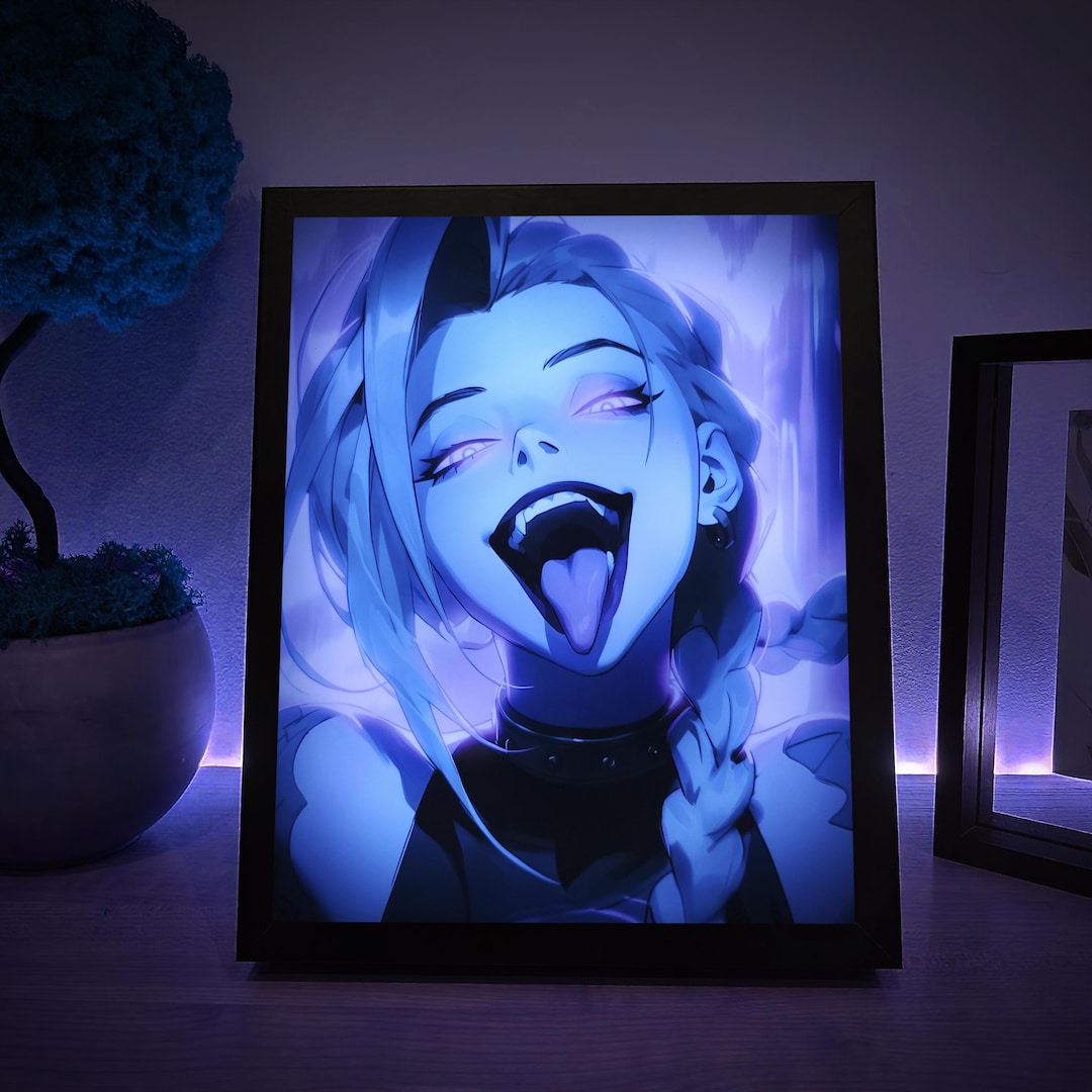 Jinx / LED Frame RGB / Lightbox, Wall Art, Night Lamp, Home Decor - Etsy