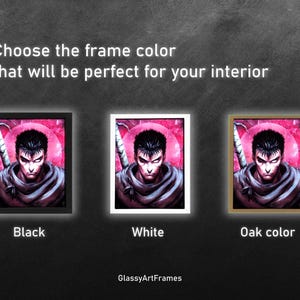 Berserk LED Light Box / LED Art, Home Decor, Wall Art, Anime Night Lamp ...