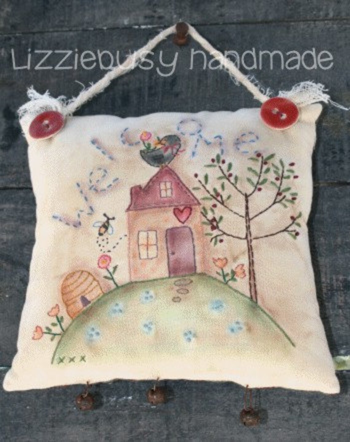 Instant Download Primitive Stitchery E-pattern Welcome Available in ...