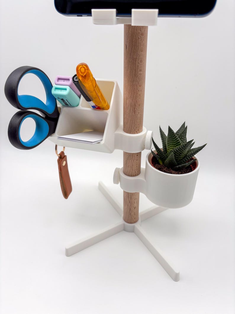 Desk Plant Holder – Modular Plant Pot Mount for Thepole Organizer - Etsy