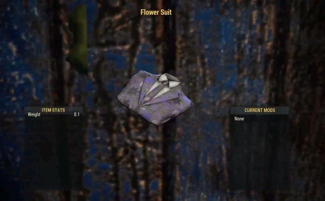 Flower Suit - Xbox - Fallout 76 - Etsy