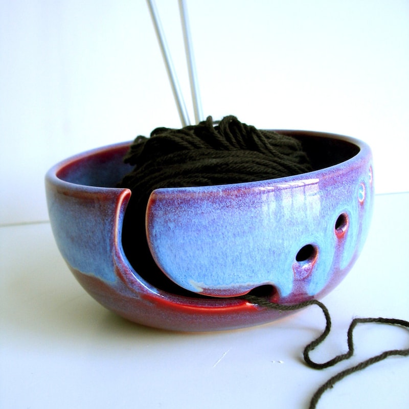 Ceramic Yarn Bowl - Etsy