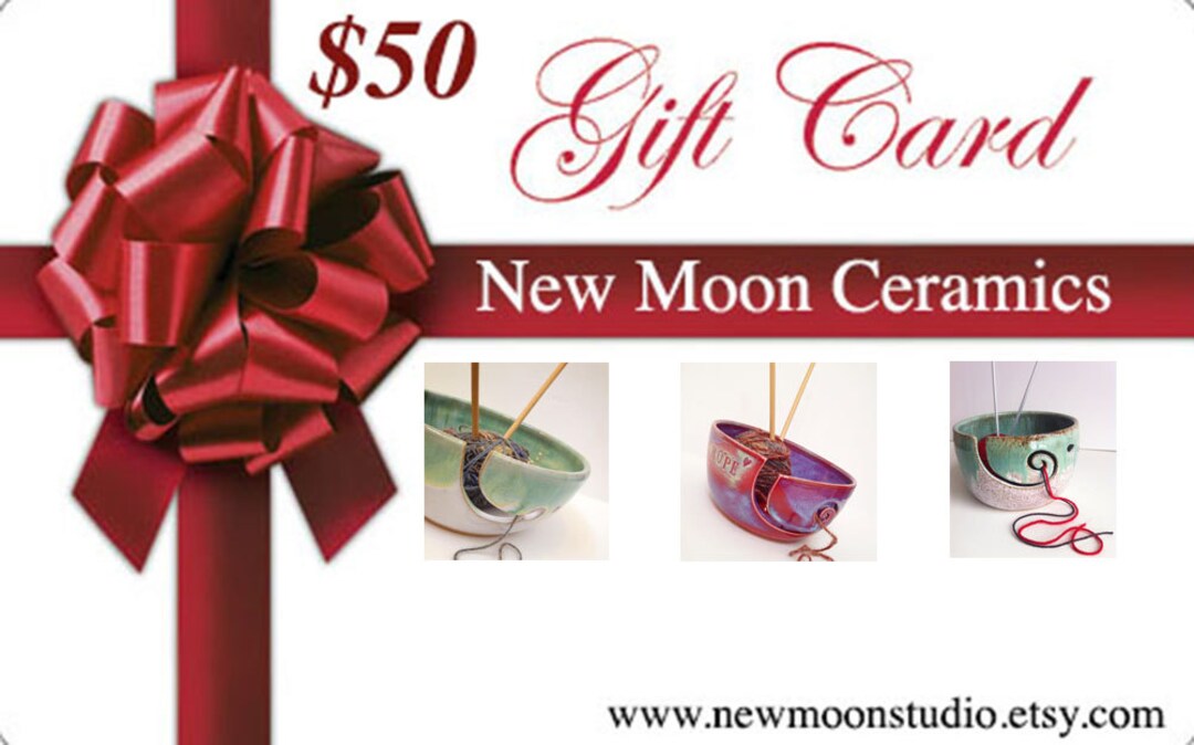 New Moon Gift Card - Etsy