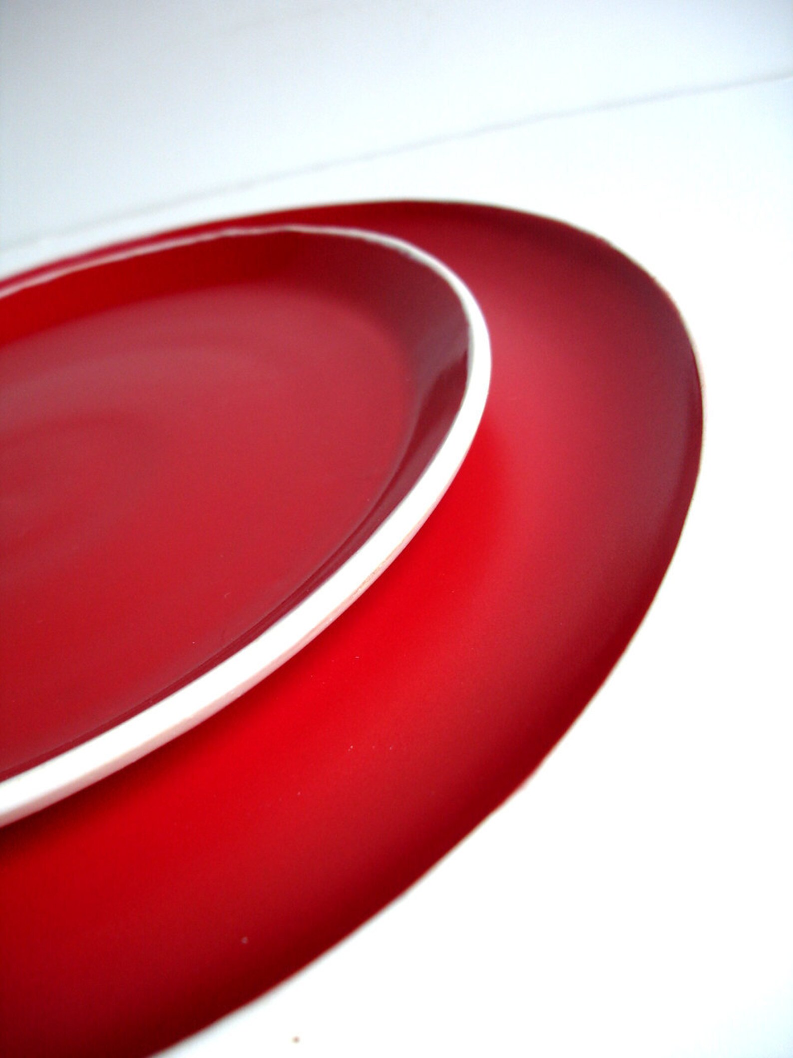 Handmade Stoneware Red Dinnerware 2 Piece Set MADE TO - Etsy