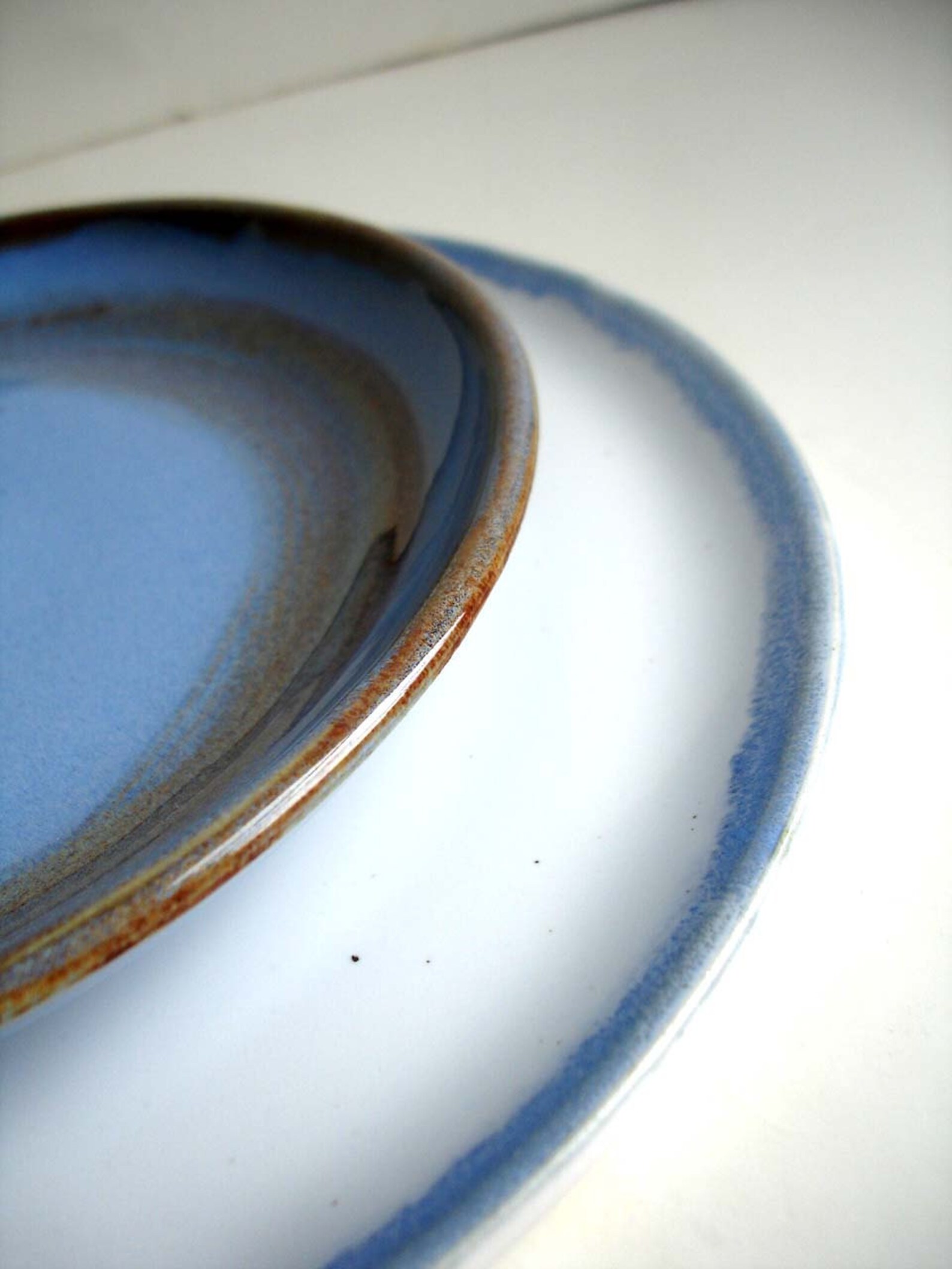 Handmade Stoneware Dinnerware 1 Dinner Plate 1 Dessert Plate | Etsy