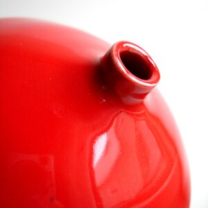 Apple Red Porcelain Ceramic Bud Vase- MADE TO ORDER - Etsy