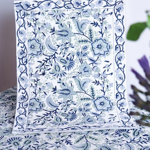 Handcrafted Floral Cotton Table Mats Perfect Wedding, Holiday ...