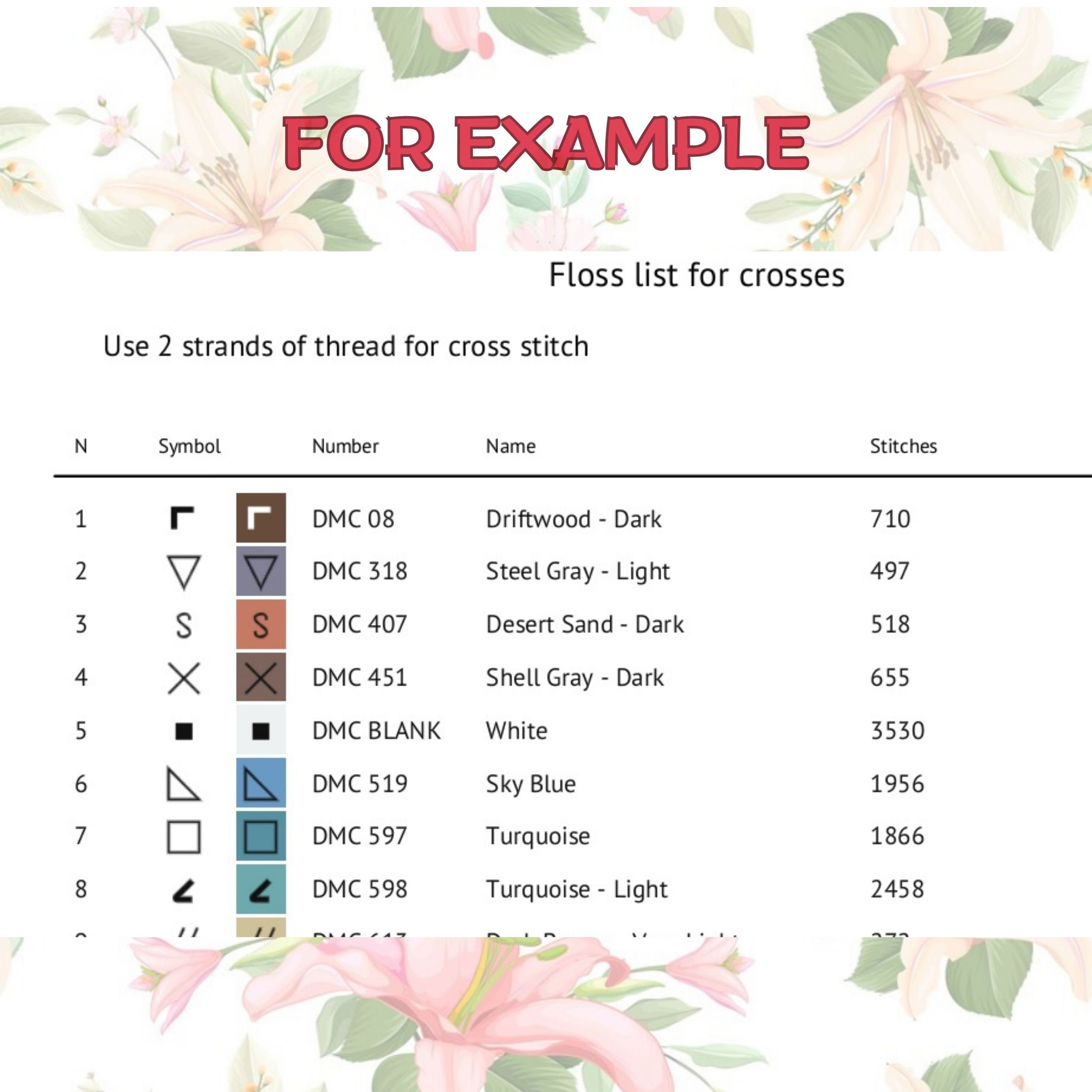 Purple Crocuses Cross Stitch Pattern Spring Flower Bouquet Embroidery ...