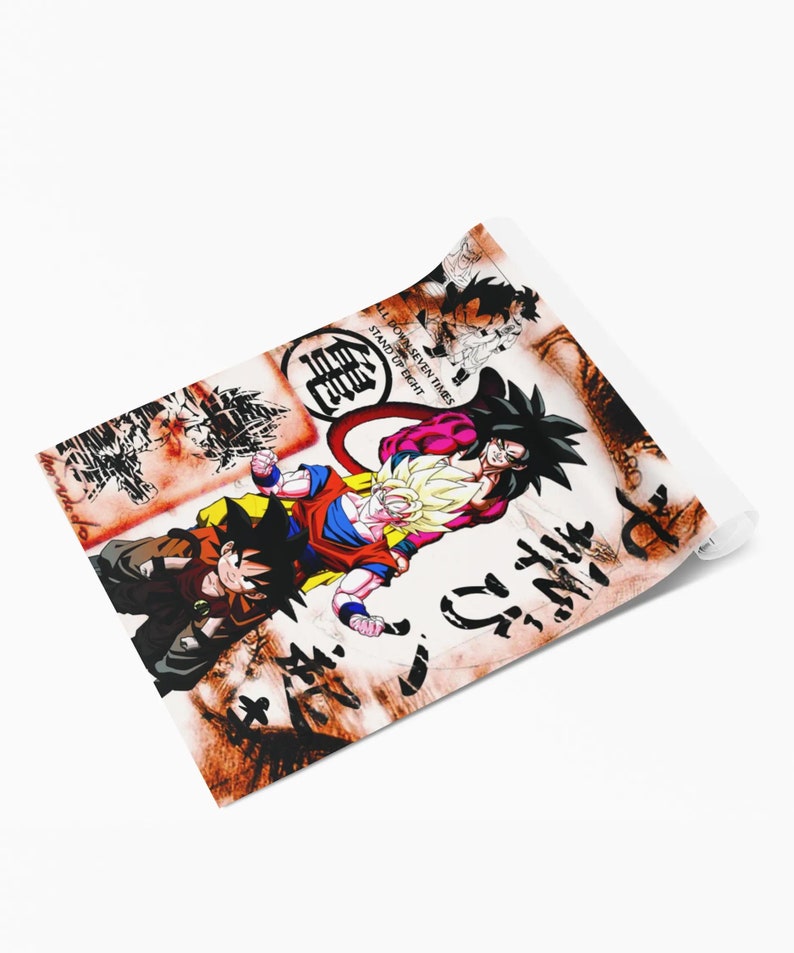 Dragon Ball, DBZ and DBGT Poster Featuring Goku, Iconic Anime Art ...