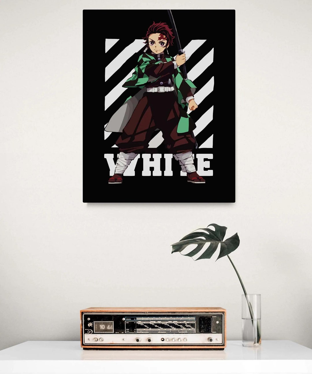 Demon Slayer , Tanjiro Kamado Canvas Art Modern Anime Graphic, Bold ...