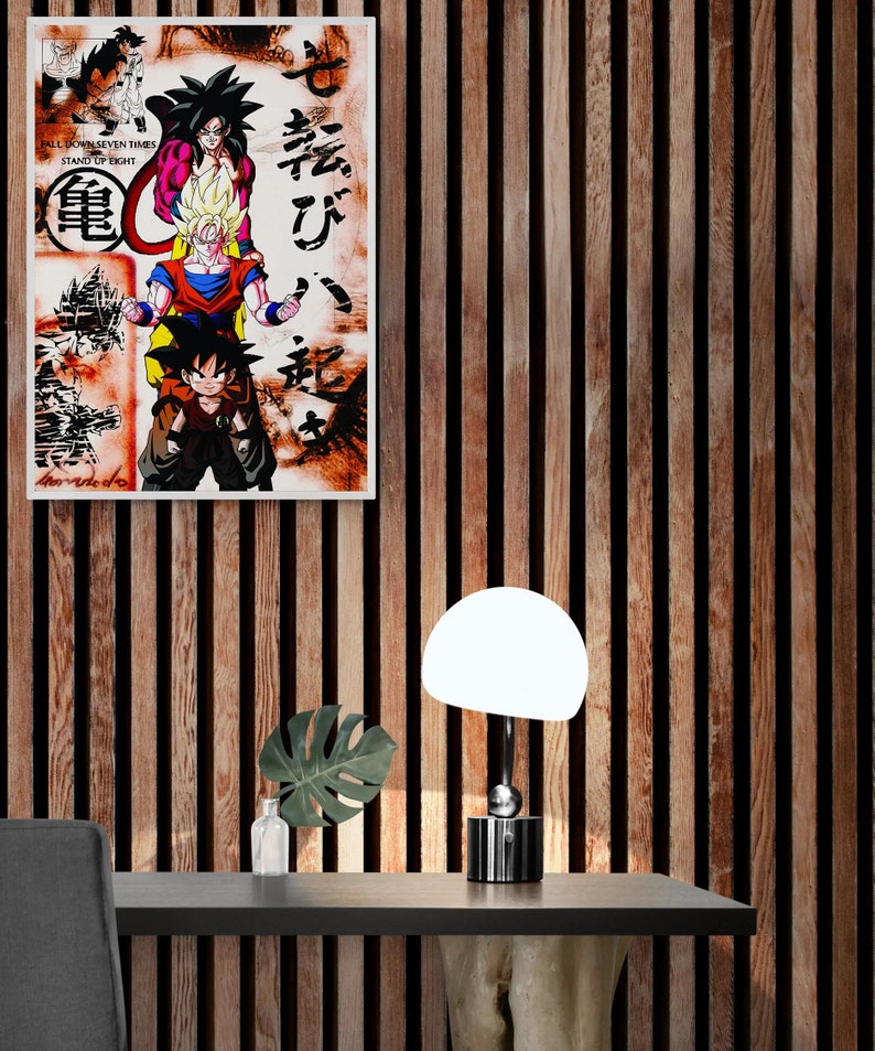Dragon Ball, DBZ and DBGT Poster Featuring Goku, Iconic Anime Art ...