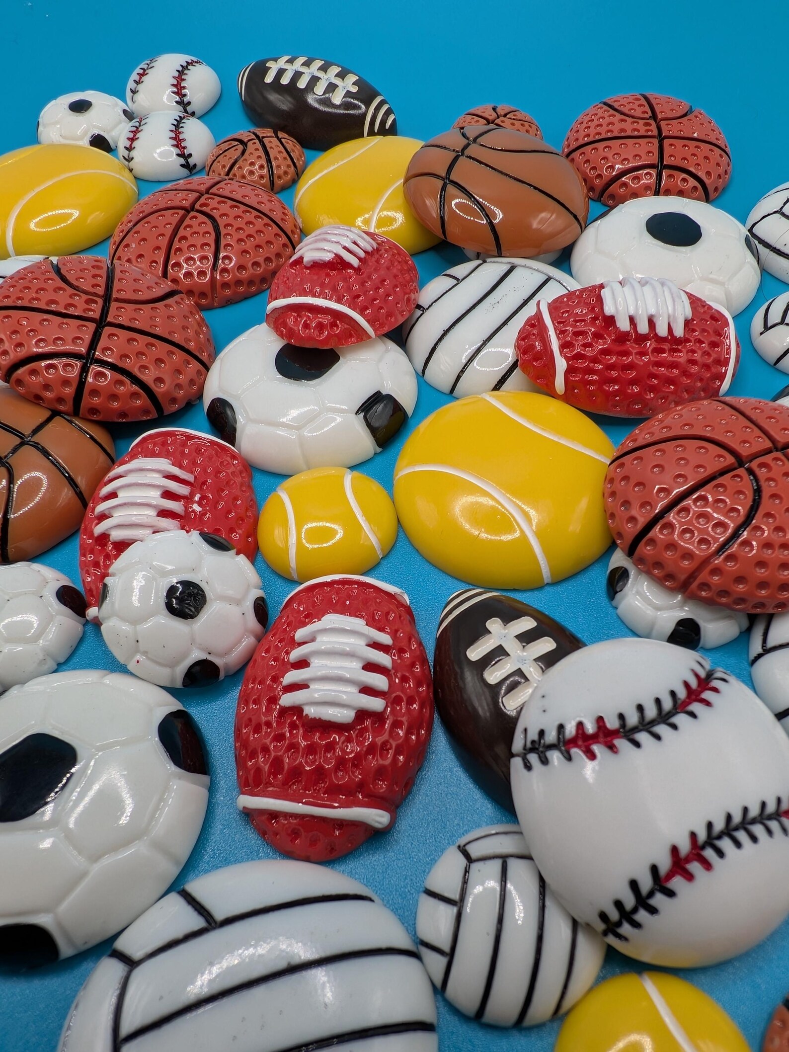 Resin Sports Mom Phone Stand: Handmade Sports Ball Holder - Etsy