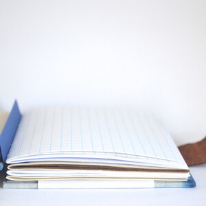 Indigo Hand Bound Journal, Hand Dyed Blue & White Shibori Sketchbook ...