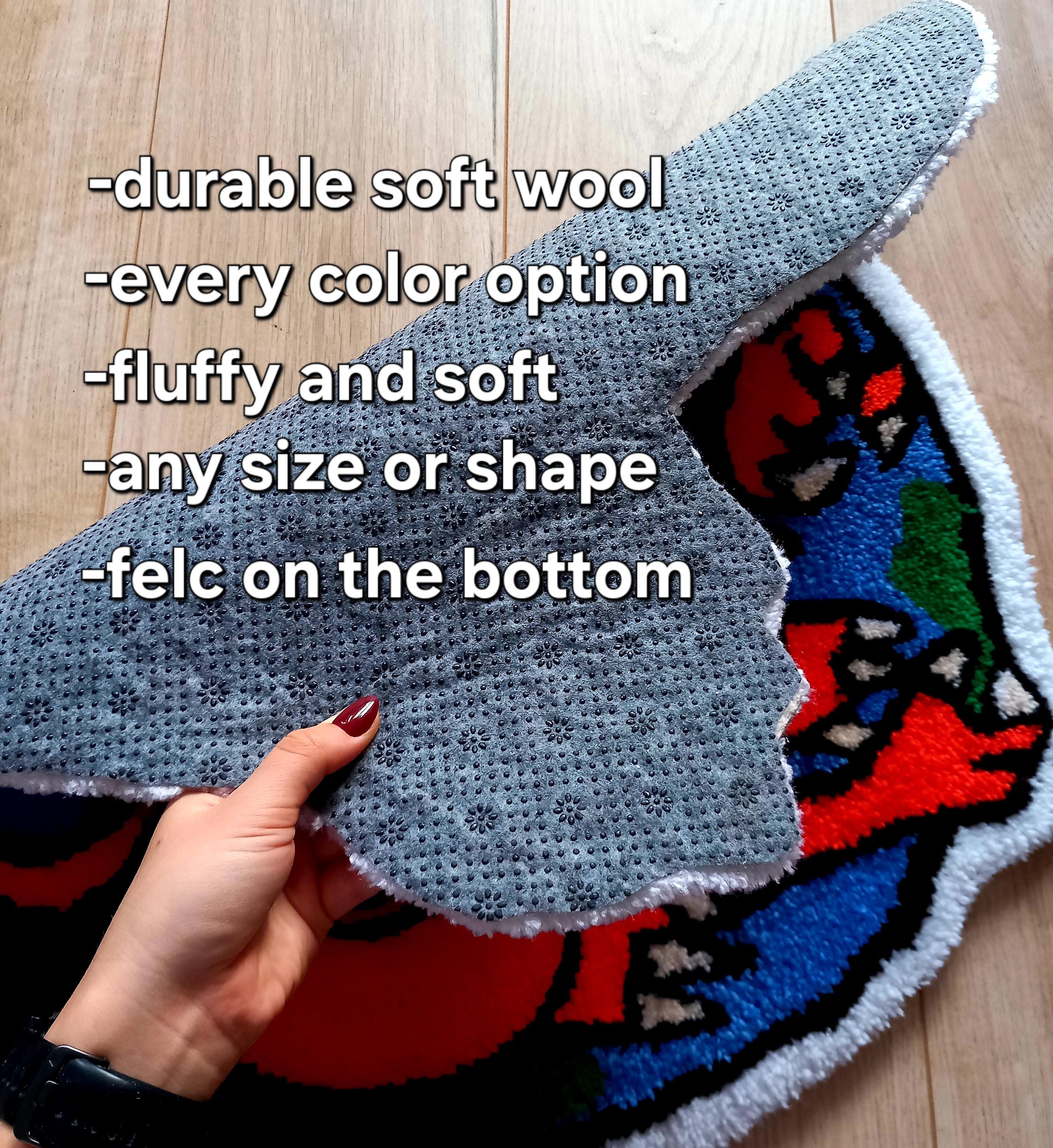 Charizard Abstract Tufted Rug Custom Handmade Carpet Fluffy Soft Gift ...