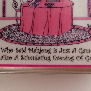 MAHJONG Pill Box Humor Cat Funny Sayings Kitty - Etsy
