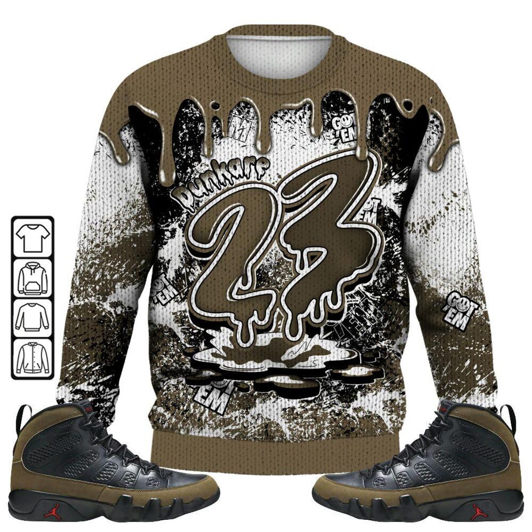 Dunkare Olive 9s Shirt, Dripping 23 Drip Shirt, Hoodie, Sweater, Bomber ...