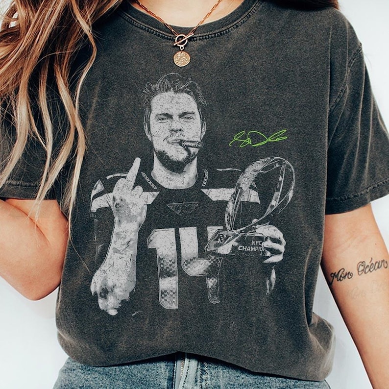 Sam Darnold Smoking Meme Football Vintage Comfort Colors Shirt, Sam ...