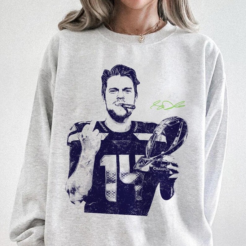 Sam Darnold Smoking Meme Football Vintage Comfort Colors Shirt, Sam ...