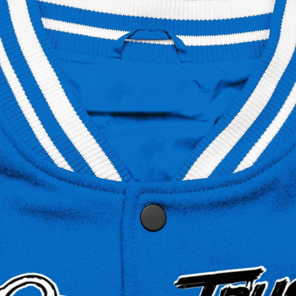 Dunkare Blueberry 12s Varsity Jacket, Trust No One Dripping All Over ...